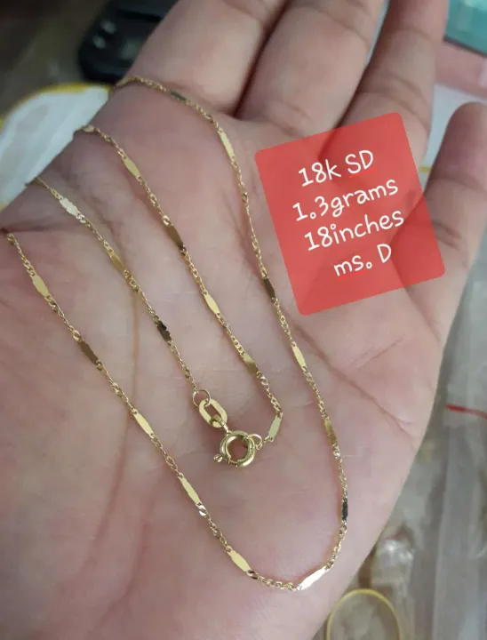 18k pure saudi gold necklace | Lazada PH
