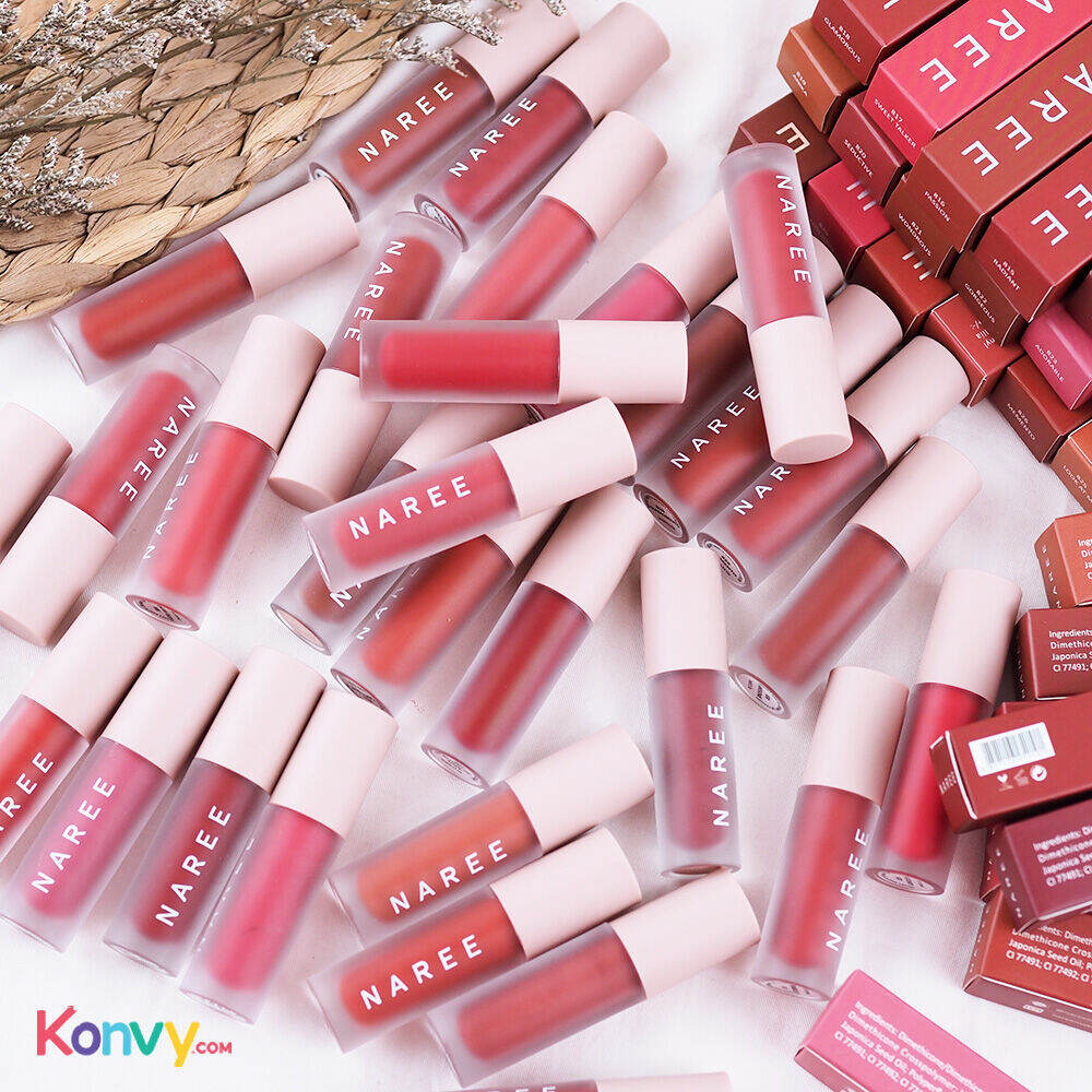 Naree Velvet Matte Creamy Lip Colors 3ml #823 Adorable | Lazada.co.th