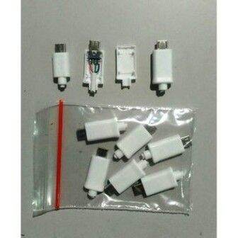 Socket Micro USB isi 10 pcs 4 pin potongan Kabel Charger / isi 10 pcs ...