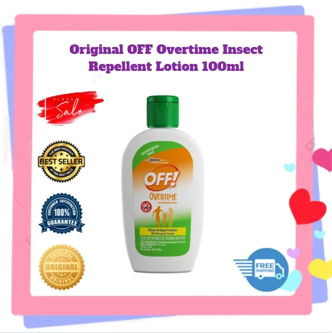 Original OFF Overtime Insect Repellent Lotion 100ml | Lazada PH
