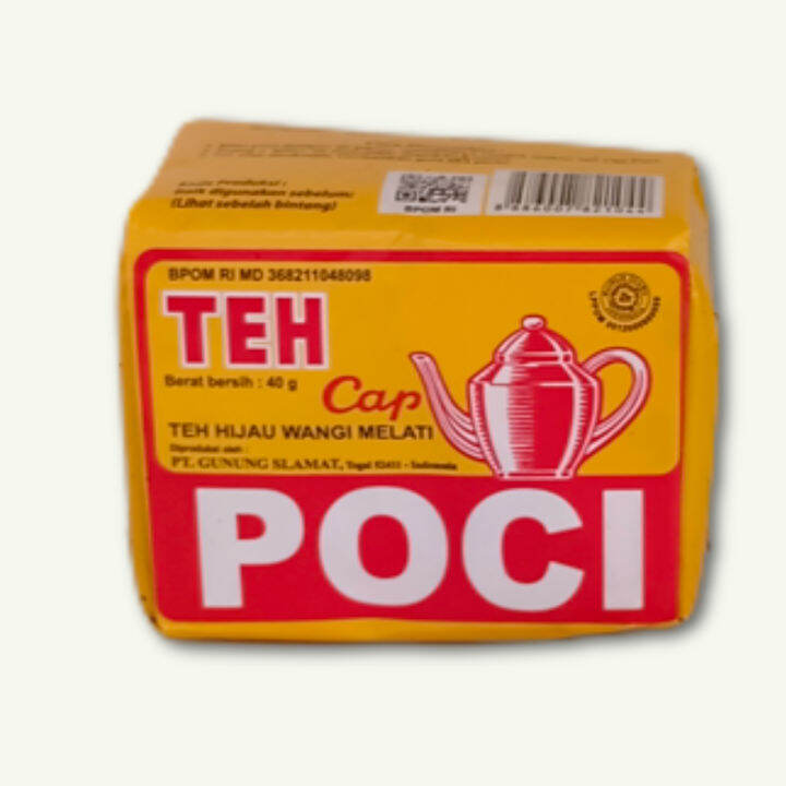 Teh Hijau Poci Kuning 40gr | Lazada Indonesia