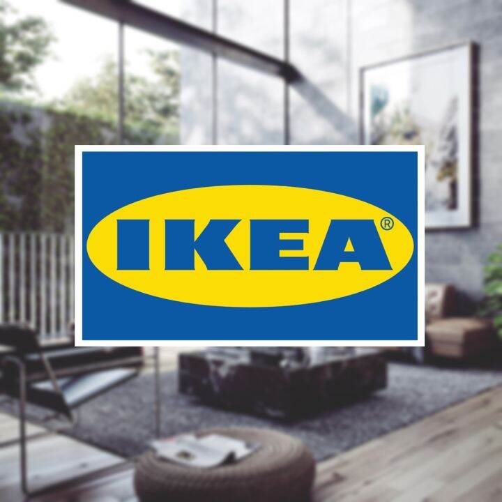sticker สติ๊กเกอร์ติดได้ทุกที่ ลาย IKEA | Lazada.co.th