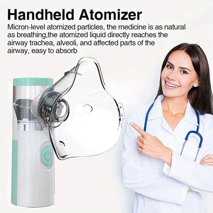 SALORIE Atomization Therapy Handheld Cough Drug Portable Nebulizer Baby ...