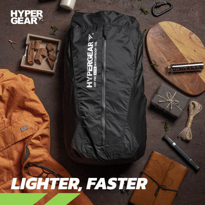 Hypergear Dry Pac Lite 15L - Beg Hiking Trekking Camping Portable ...