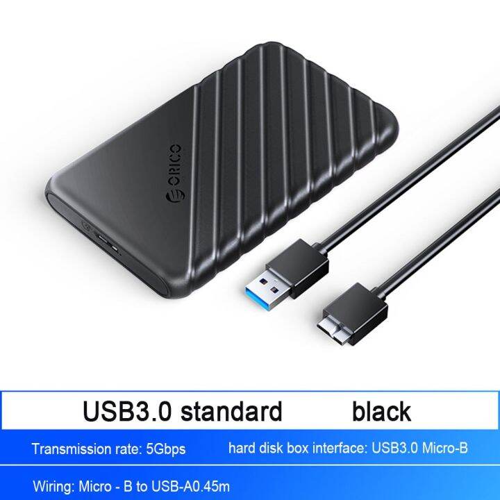USB Type-C Mobile Hard Disk Case Plastic 6TB External Enclosure Shock ...
