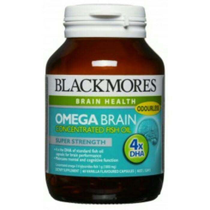 Blackmores Omega Brain Concentrated Fish Oil - 60 Capsule | Lazada ...