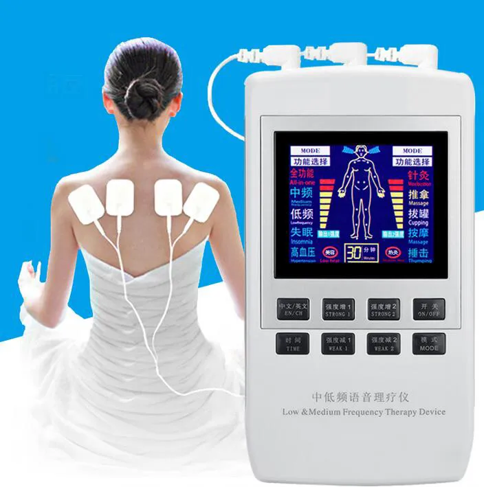 TENS UNIT/Dual Channel Output TENS EMS Pain Relief/Electrical Nerve ...