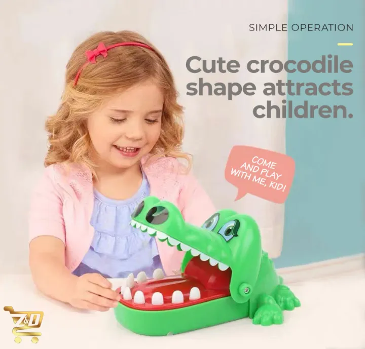 FINGER NAILS SMALL BITING CROCODILE MOUTH DENTIST BITE FINGER GAME ...