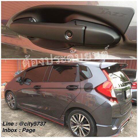 Honda Jazz GK RS 2014 - 2022 เบ้ารอง มือจับ ฝาถัง กันรอยขีดข่วนงานไทย ...