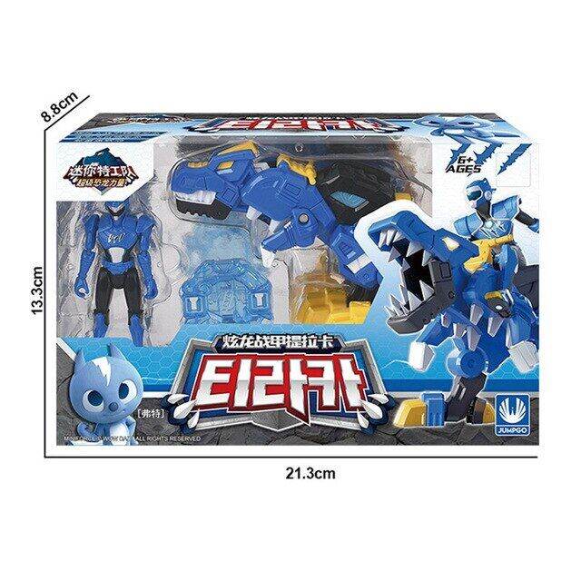 ใหม่ล่าสุด Mini Force Transformation ตัวตุ๊กตาแอคชั่น MiniForce X การ ...
