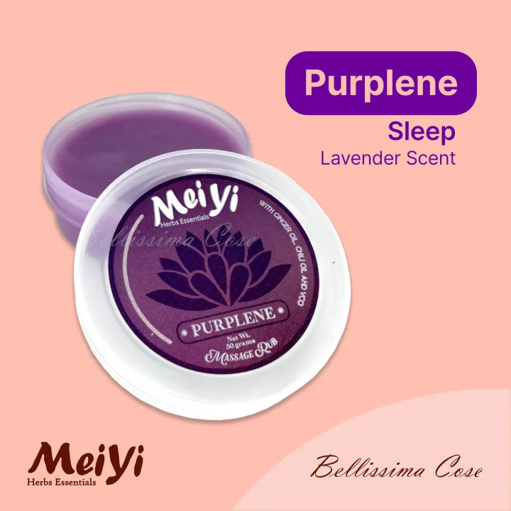 Meiyi Herbs Essentials Massage Rub - Purplene (Sleep) | Lazada PH