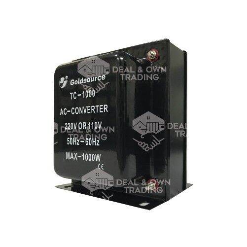 Goldsource TC-1000 TCH-1000 Step Up Step Down Transformer 1000 Watts ...