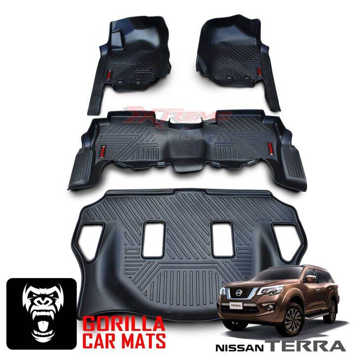 NISSAN TERRA 2018-2022 DEEP DISH MATTING THAILAND MADE GORILLA ( Nissan ...