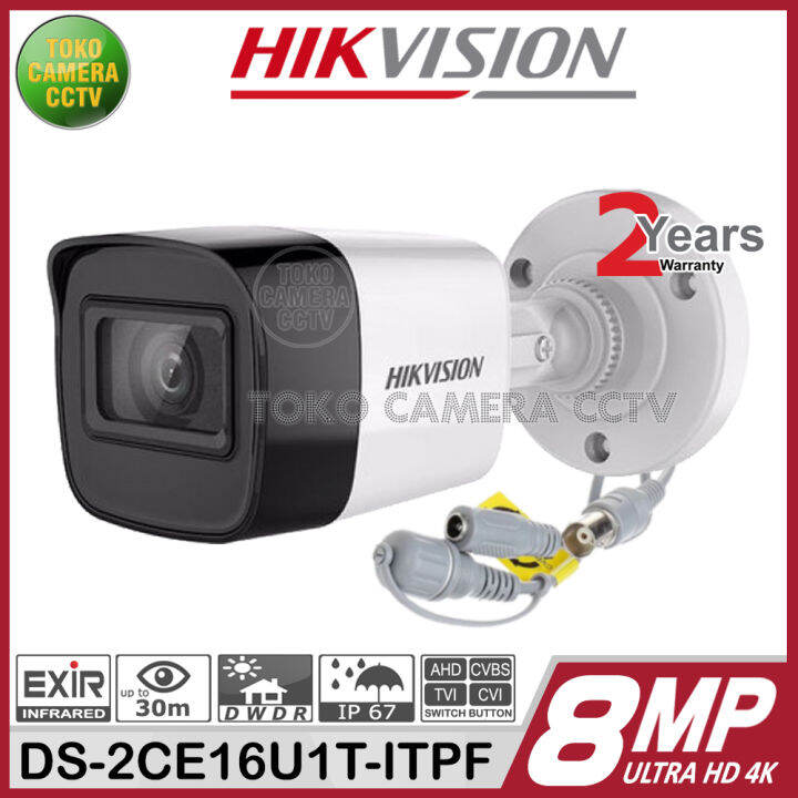 KAMERA CCTV HIKVISION OUTDOOR 8MP ULTRA HD 4K | Lazada Indonesia