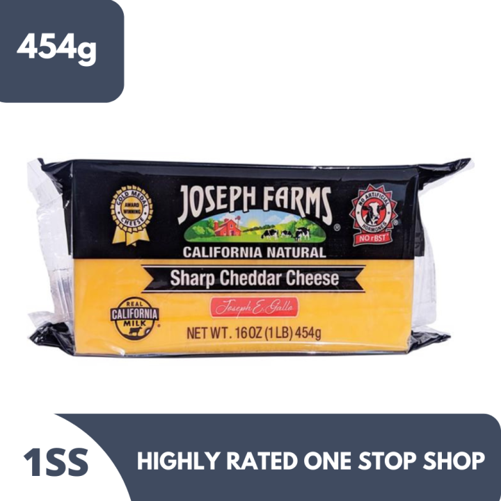 Joseph Farms California Naturals Sharp Cheddar Cheese 454g | Lazada PH