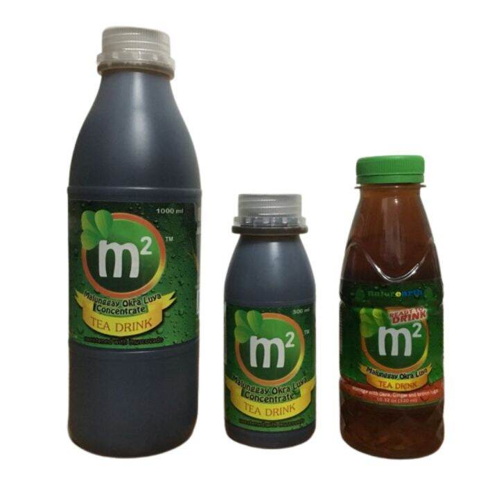 Nature Earth - M2 Malunggay Okra Luya Concentrate Tea Drink | Lazada PH