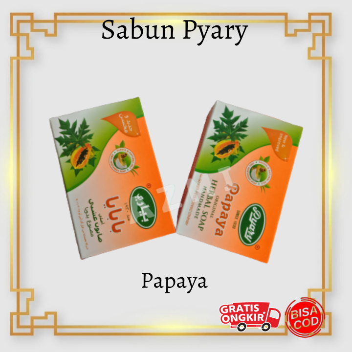 Sabun Pyary Papaya 100% Pepaya Soap Pyari Saudi India UEA Dubai ...