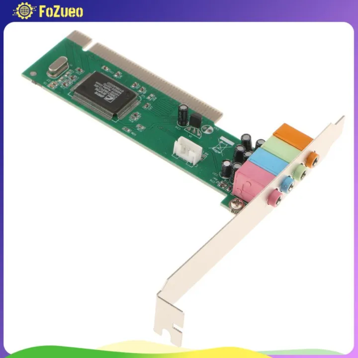 FoZueo 3D PCI Surround Sound Card 5.1 Channel with CD for /VISTA ...