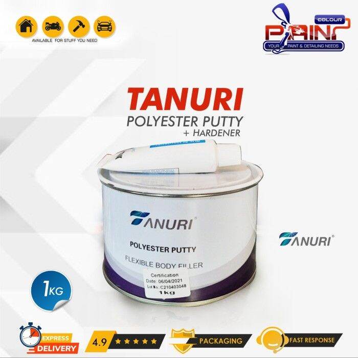 DEMPUL TANURI 1Kg - Polyester Putty Kayu Besi Body kendaraan | Lazada ...
