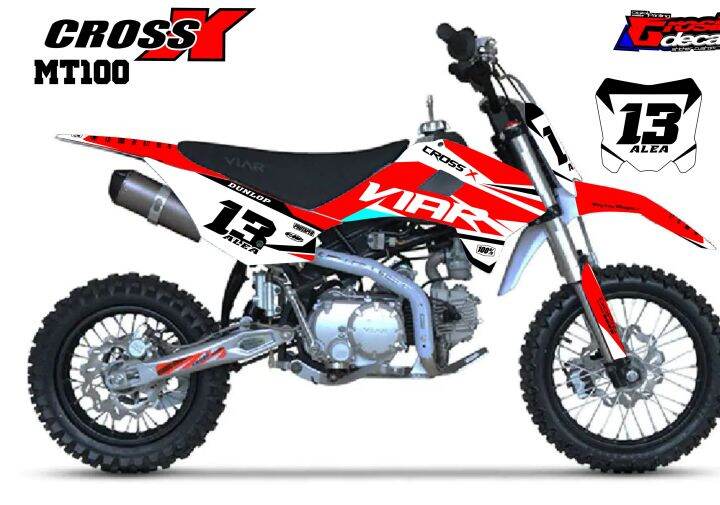 Decal Sticker Trail Mini VIAR CROSS 100cc Full Body Decal Stiker Mini ...