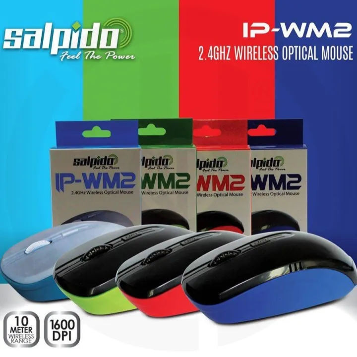 SALPIDO IP-WM2 2.4GHZ WIRELESS OPTICAL MOUSE | Lazada