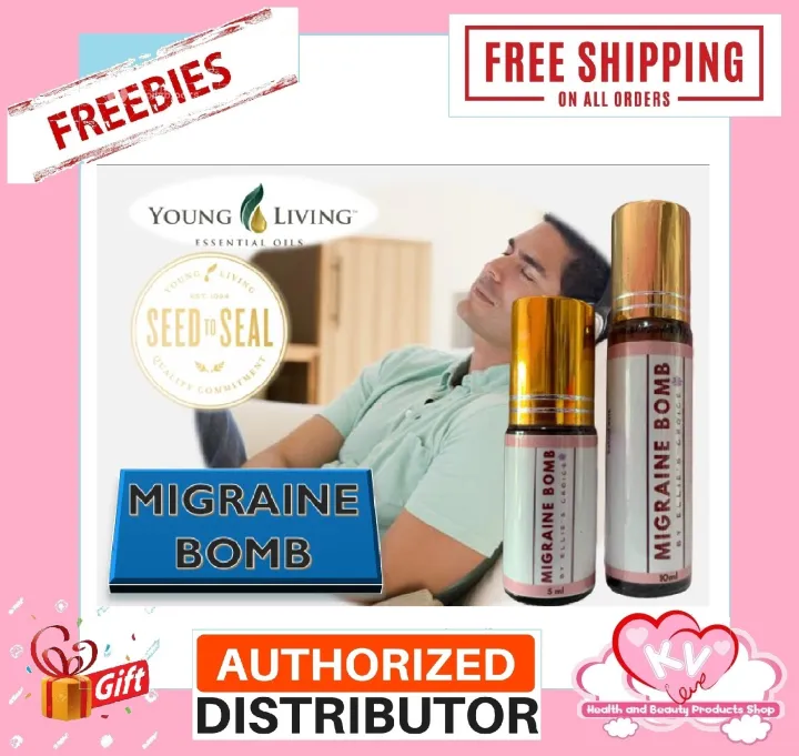 Set 5ml+10ml Migraine Bomb Pre-Diluted Essential Oil Y.L. Essential Oil ...