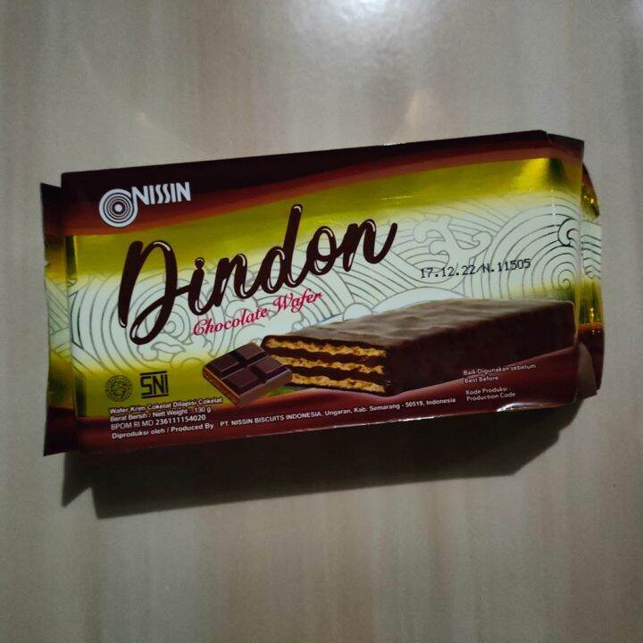 Nissin Din Don Chocolate Wafer 130gr | Lazada Indonesia