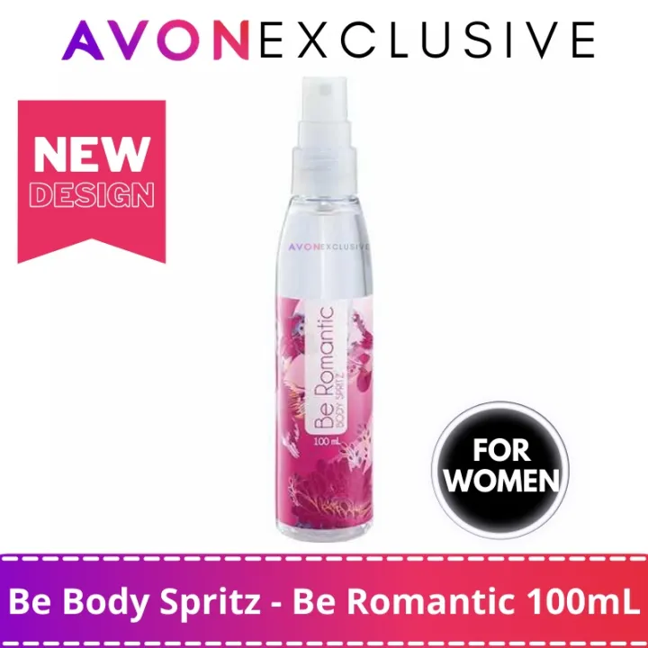 AVON Be Body Spritz - Be Romantic 100ml for WOMEN Body Spray / Perfume ...