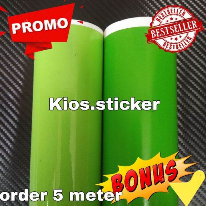 STICKER SKOTLET MOTOR WARNA HIJAU / STIKER WARNA HIJAU MUDA / STICKER ...