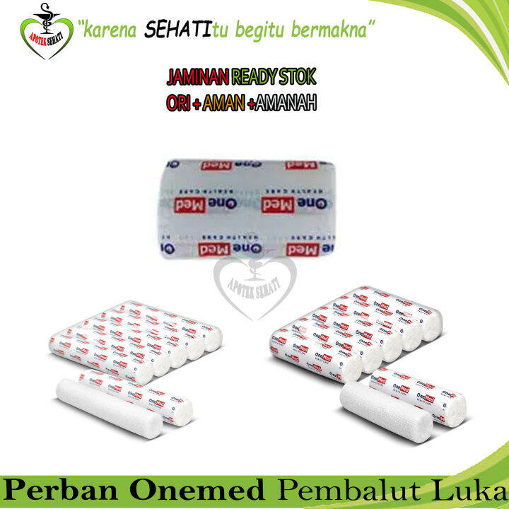Perban Verban Onemed Ukuran 5 10 15 Cm Pembalut Luka | Lazada Indonesia