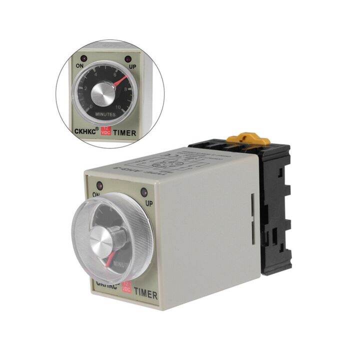 Ah3-3 Time Relay Dc12v Dc24v Ac110v Ac220v Delay Timer Time Relay 8pin ...
