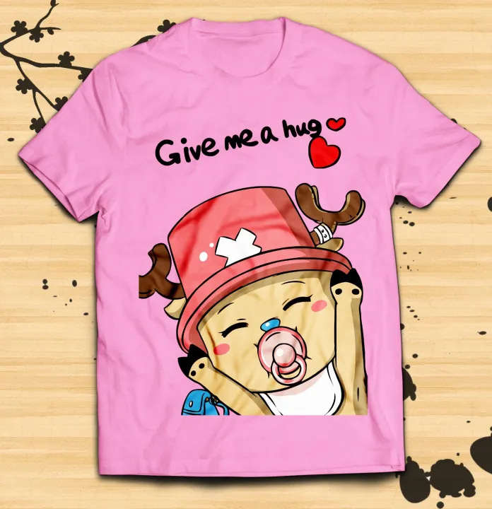 ONE PIECE ANIME BABY TONY TONY CHOPPER HUG CUSTOMIZED SHIRT | Lazada PH
