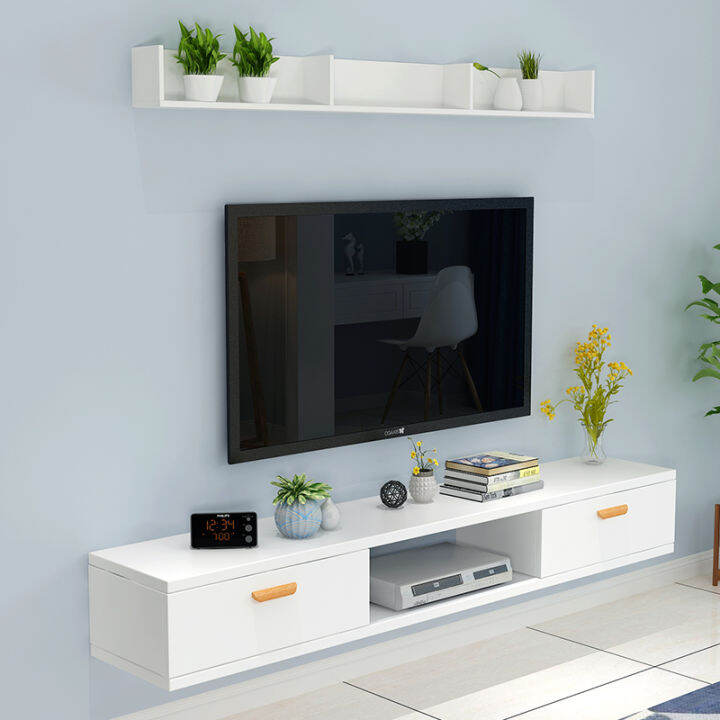 Modern Minimalist Creative Multi-Function Hanging TV Cabinet Set-Top ...