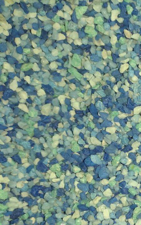 Artificial Coloured/Colored Aquarium Gravel - per KG (BW51155116) | Lazada
