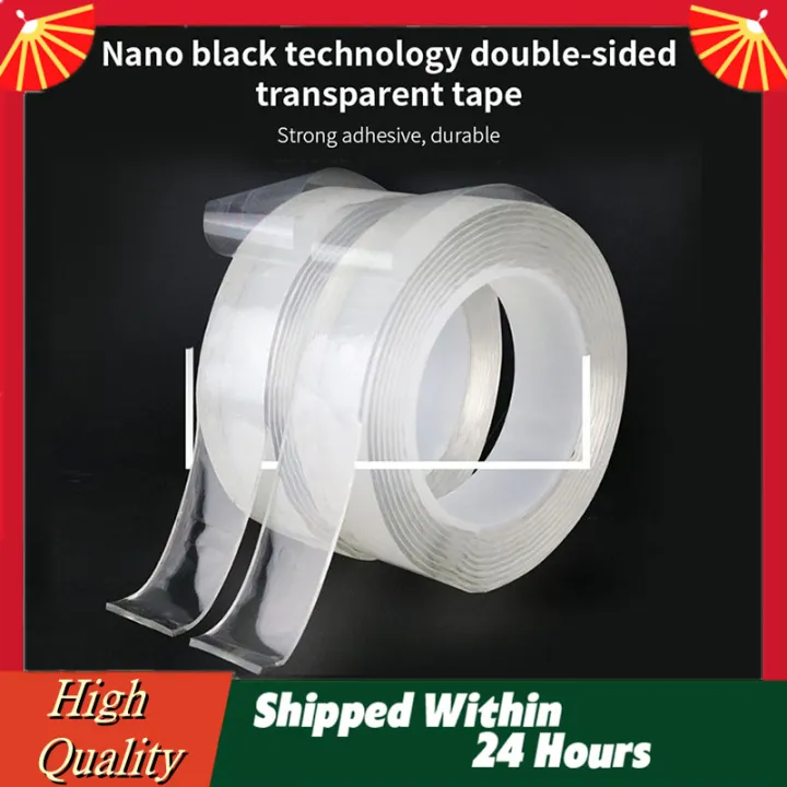 Original Nano Double Sided Tape Transparent Self Adhesive Tapes Traceless Was reusable adhesives ...