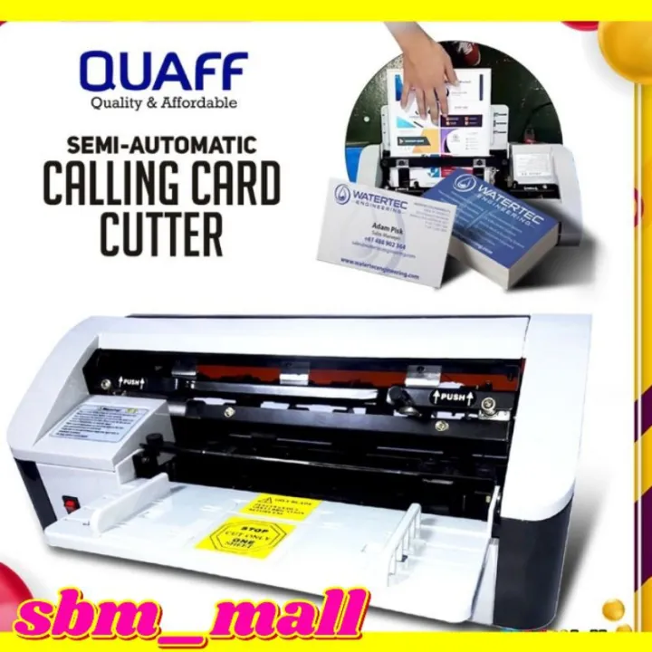 QUAFF SEMI AUTOMATIC CALLING CARD CUTTER SSB-001 | Lazada PH