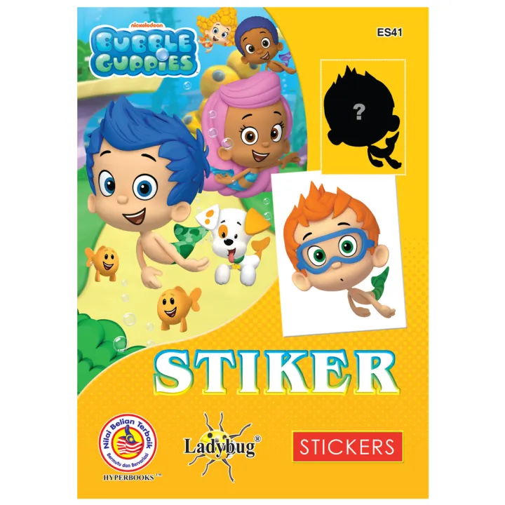 Bubble Guppies Stickers 4 Pages B6 Size ES 41 | Lazada