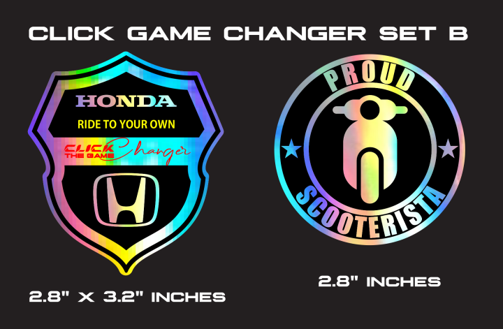 Honda Click Sticker Decal Emblem For Motorcycle Helmet | Lazada PH