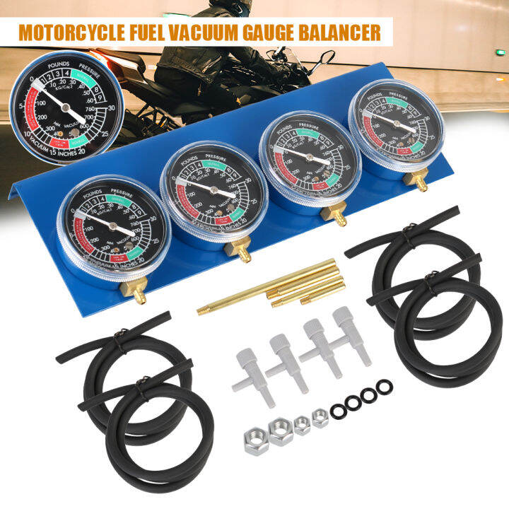 Motorcycle Fuel Carburetor Synchronizer For 4 Cylinder Engines Machines ...