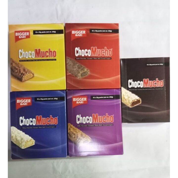 Choco Mucho Bar Dark ChocolateWhite Chocolate CaramelWhite ...
