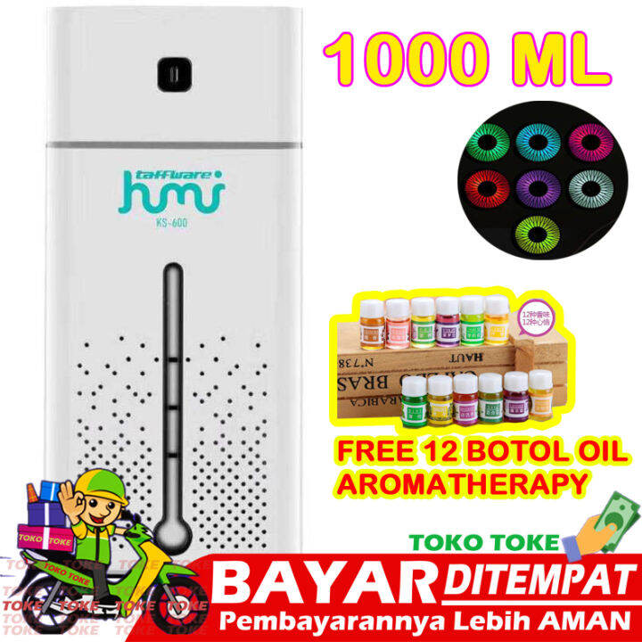 Alat Pengharum Ruangan Aroma Terapi Humidifier RGB Ukuran Besar 1 Liter ...