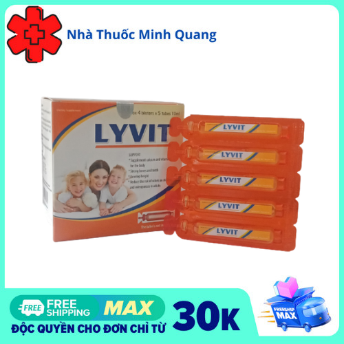 Lyvit - Tăng sức đề kháng và bổ sung Vitamin giúp bé ăn ngon, cao lớn ...