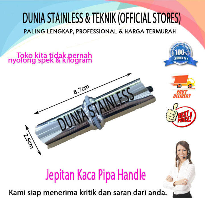 Jepitan Kaca Pipa Handle | Lazada Indonesia