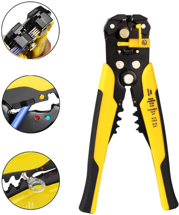Wire Stripper, 5 in 1 Multifunctional Automatic Wire Stripping Tool ...