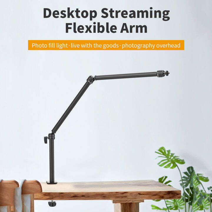 VIJIM LS08 Professional Desktop Live Streaming Stand 3-Section Flexible ...
