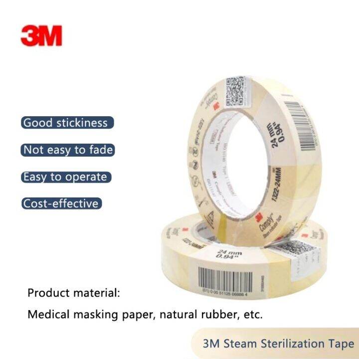 3M 1322 Steam Sterilization Indicating Tape Dental Zebra Paper 3M ...