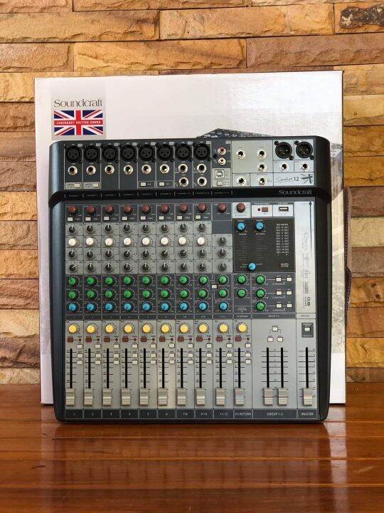 Soundcraft Signature 12 เครื่องผสมสัญญาณเสียง มิกเซอร์ ระบบอนาล็อก ...