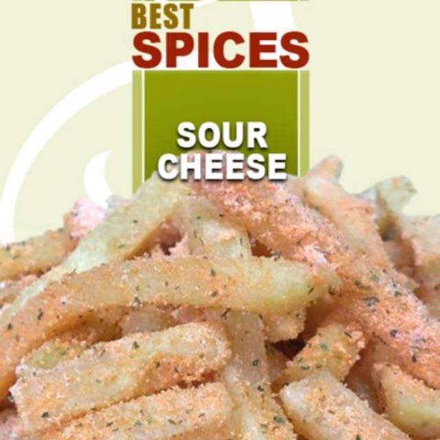 Sour Cheese flavor powder seasoning French Fries potato chips corner ...