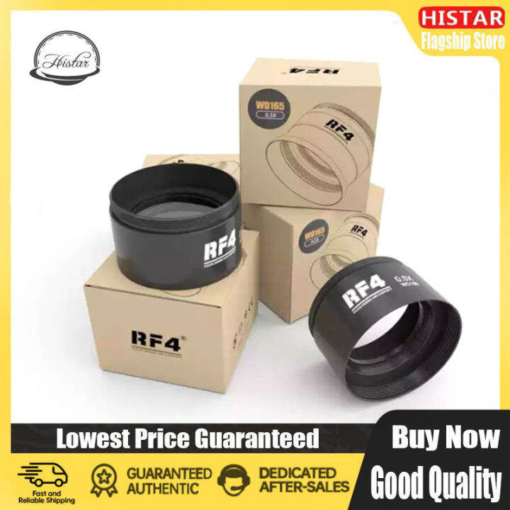 RF4 WD165 WD120 0.5X 0.7X Microscope Lens Auxiliary Objective Barlow Lens | Lazada PH