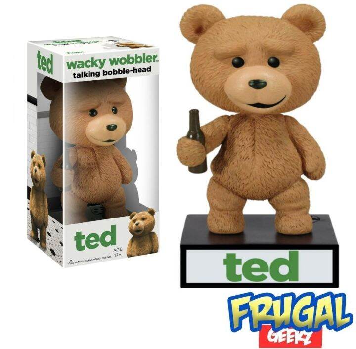 Funko Wobbler! Ted 2 - Ted Talking Wacky Wobbler Bobble Head (R-Rated ...